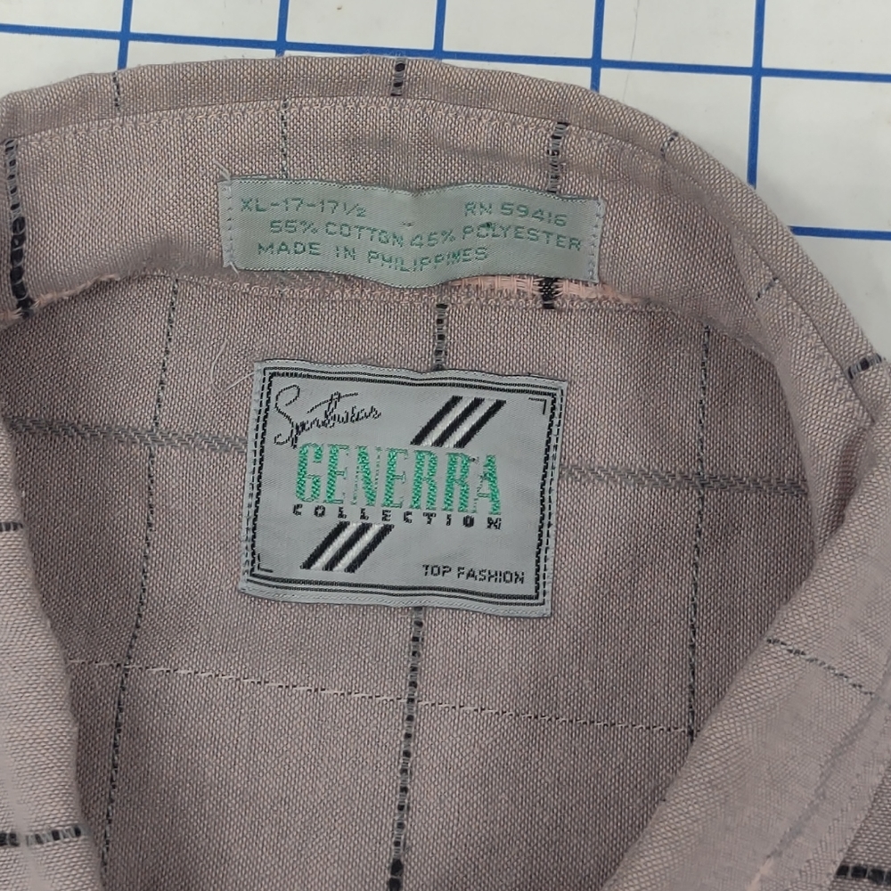 Vintage Generra Collection Casual Button Down Long Sl… - Gem